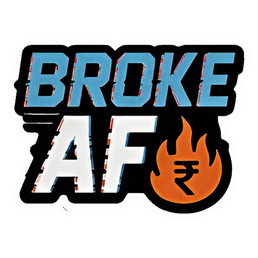 Broke AF Rupee Premium Vinyl Stickers – stickerogy